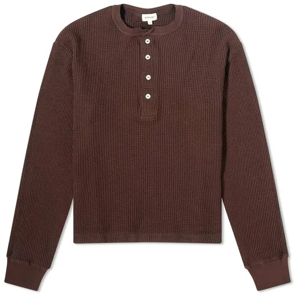 Donni. Thermal Henley Top