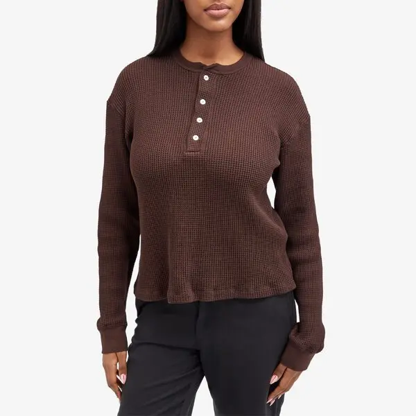 Donni. Thermal Henley Top
