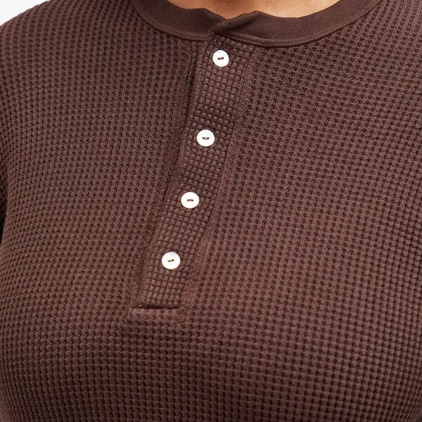 Donni. Thermal Henley Top