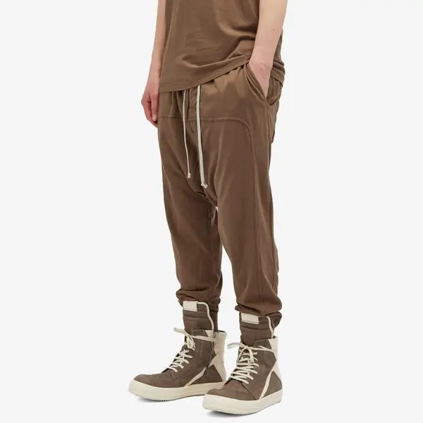 Rick Owens Prisoner Lightweight Drawstring Pants In Dust - 40% Off