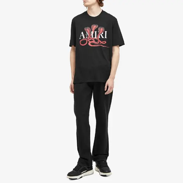 Amiri Cny Snake T-Shirt In Black/Red - 70% Off | Editorialist