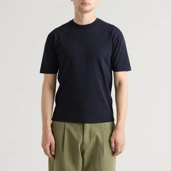 DRAKE'S Hiking T-shirt - Navy