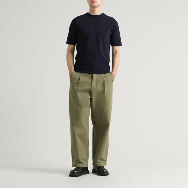 DRAKE'S Hiking T-shirt - Navy