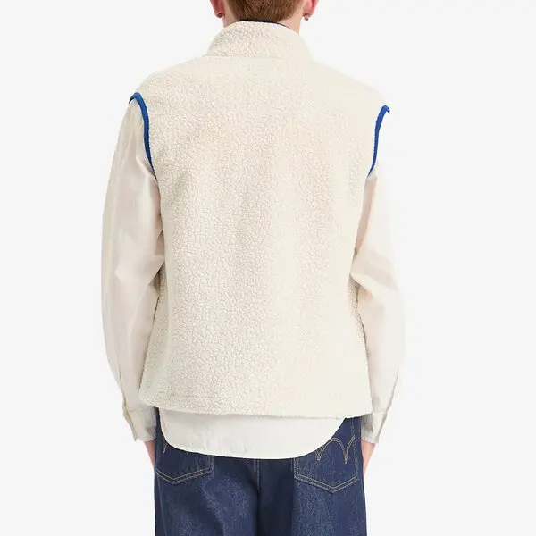 DRAKE'S Boucle Wool Fleece Vest