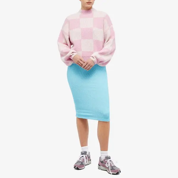 Stine Goya Adonis Checkerboard Knitted Jumper