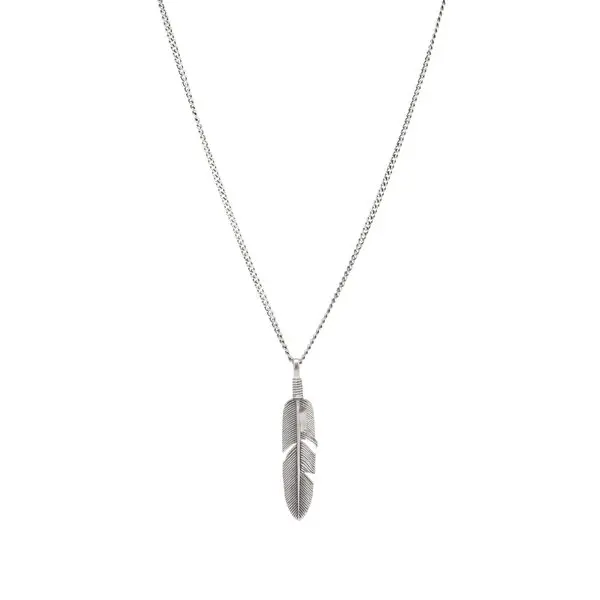 SERGE DENIMES Ethereal Feather Necklace - Sterling Silver