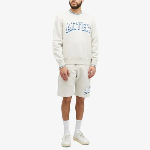 AUTRY Embossed Logo Sweat Shorts