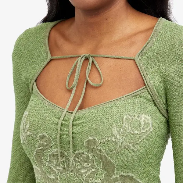House Of Sunny The Envy Dress In Moss - 40% Off | Editorialist