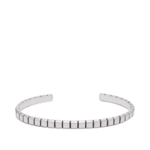SERGE DENIMES Box Bangle - Silver