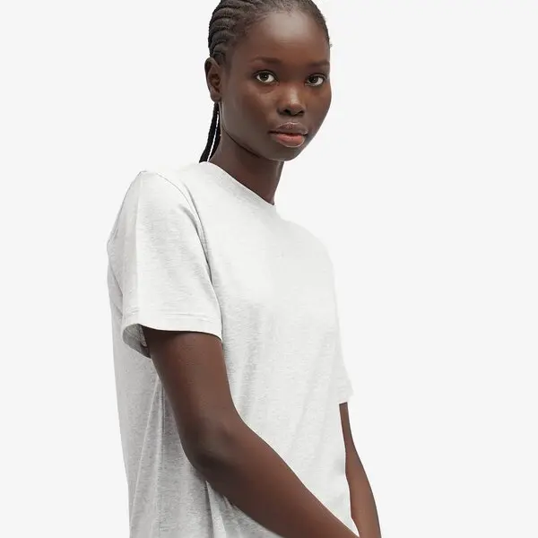 SKIMS Boyfriend T-shirt - Light Heather Grey