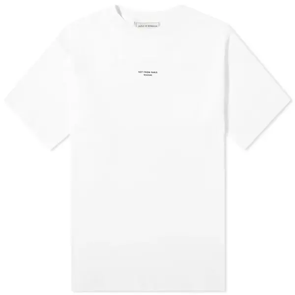 Drole De Monsieur Not From Paris Madame Classic T-shirt - White