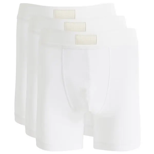 SKIMS Cotton Boxer Brief 5" 3-pack - Chalk