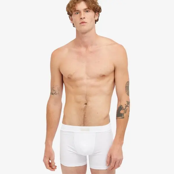 SKIMS Cotton Boxer Brief 5" 3-pack - Chalk