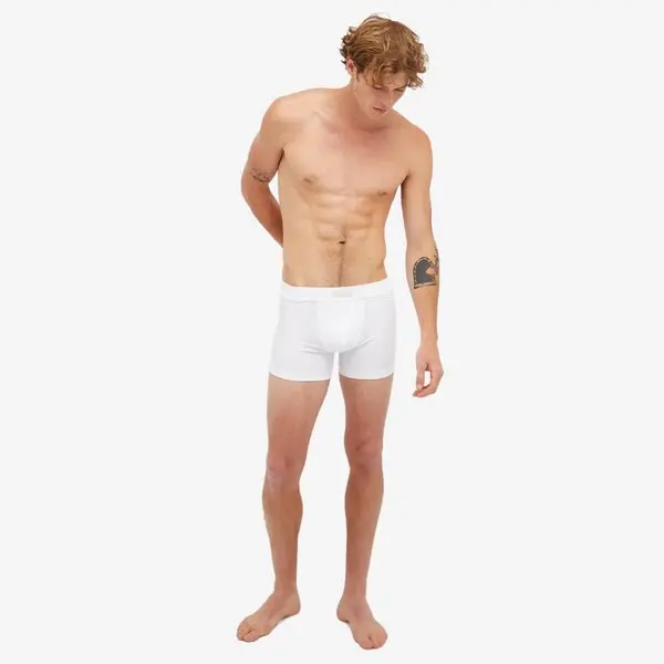 SKIMS Cotton Boxer Brief 5" 3-pack - Chalk