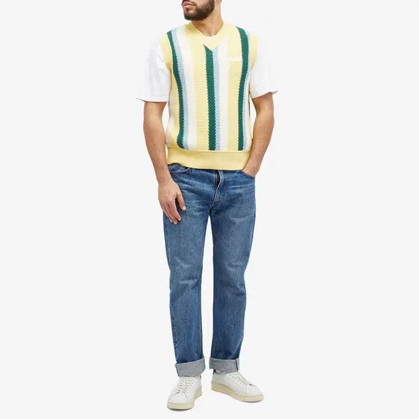 AUTRY Striped Knit Vest