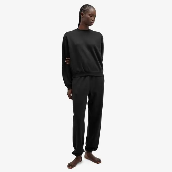 SKIMS Cotton Fleece Classic Sweatpants - Onyx