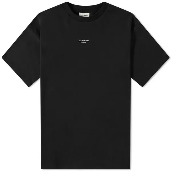 Drole De Monsieur Not From Paris Madame Classic T-shirt - Black