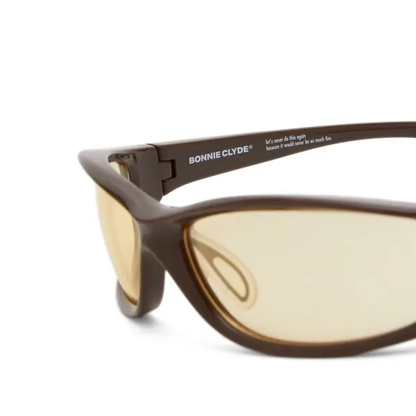 Bonnie Clyde Piccolo Sunglasses In Brown/Yellow - 45% Off