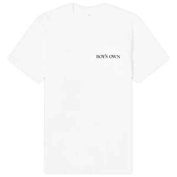 BOYS OWN Would You Buy A Scooter Print T-shirt - White