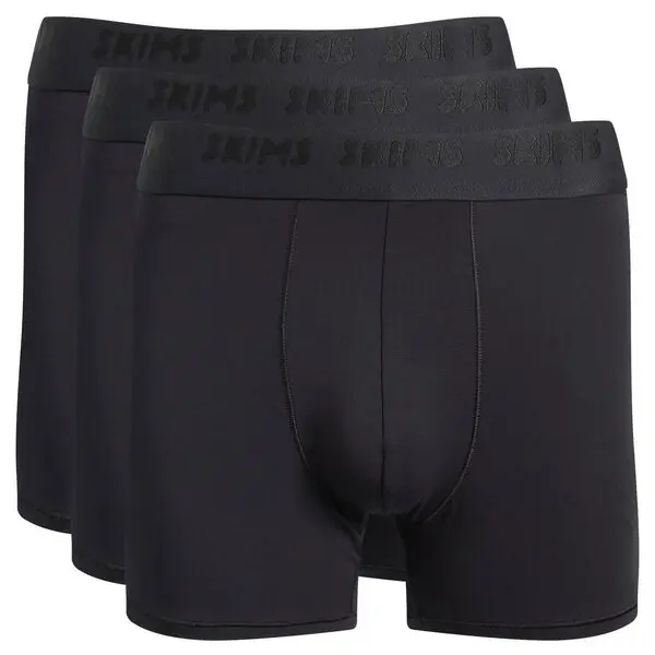 SKIMS Stretch Boxer Brief 3" 3-pack - Obsidian