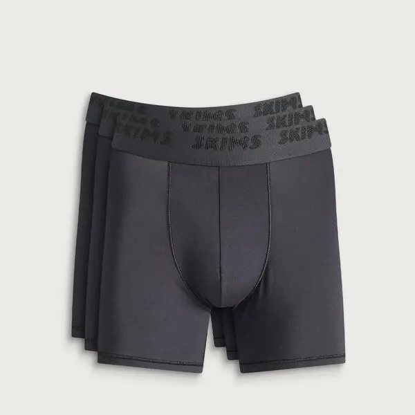 SKIMS Stretch Boxer Brief 3" 3-pack - Obsidian