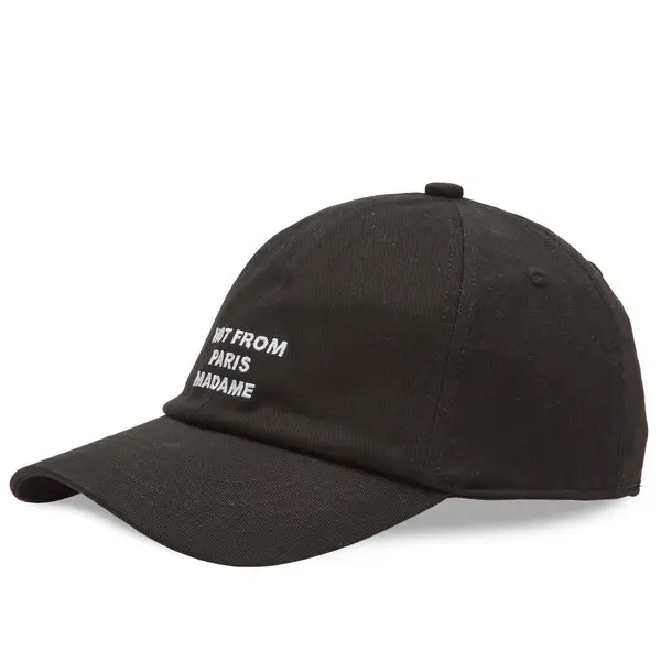Drole De Monsieur Slogan Cap - Black