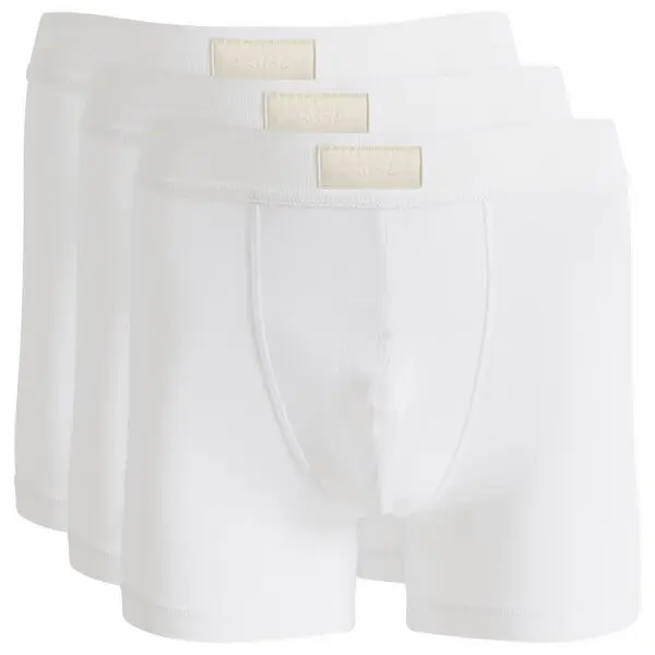 SKIMS Cotton Boxer Brief 3" 3-pack - Chalk