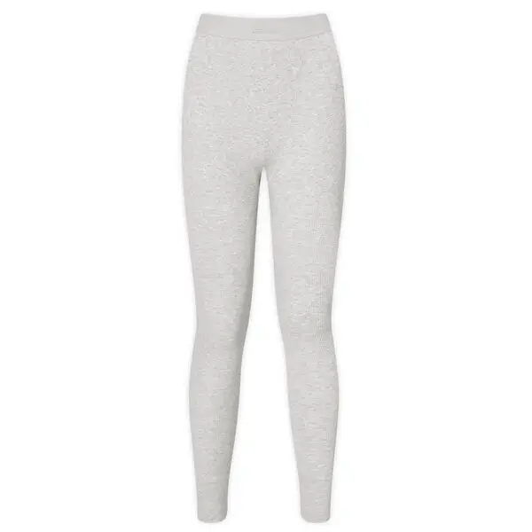 SKIMS Cotton Rib Legging - Light Heather Grey