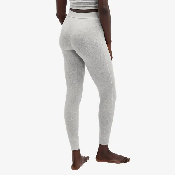 SKIMS Cotton Rib Legging - Light Heather Grey
