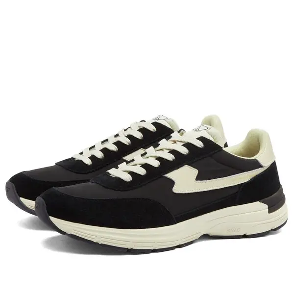 S.W.C STEPNEY WORKERS CLUB Osier S-strike Runner Sneakers - Black