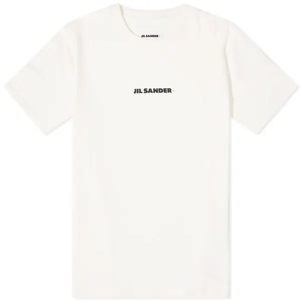 JIL SANDER Logo Active T-shirt - Porcelain