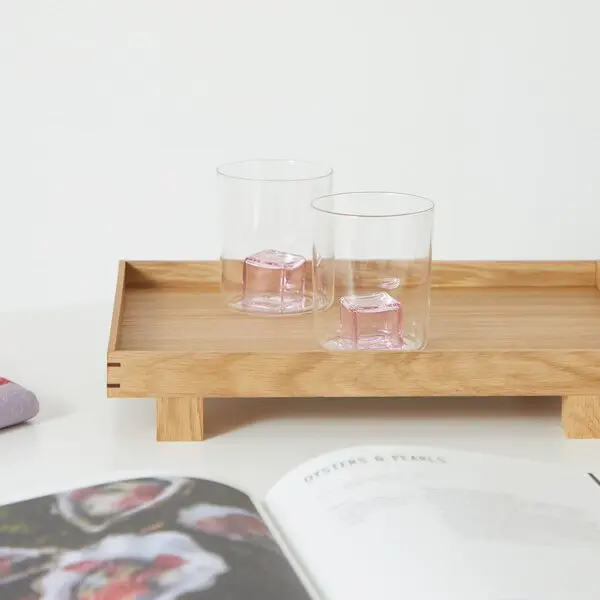 MAISON BALZAC Pink Ice Goblets Set Of 2