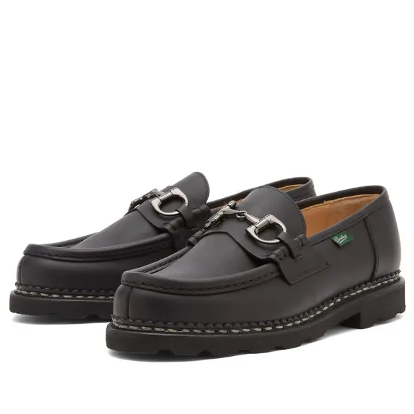 Paraboot Reims Mors Horsebit Loafer - Black