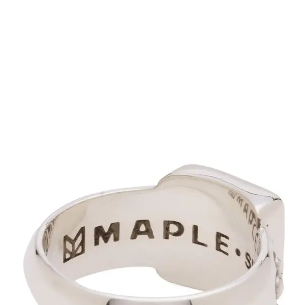 MAPLE Smiley Signet Ring