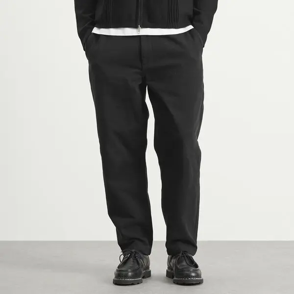 WAX LONDON Kurt Twill Trousers - Black