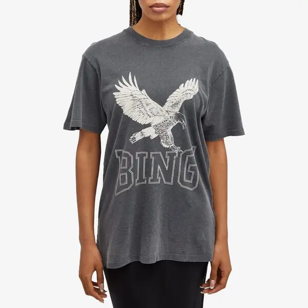ANINE BING Lili Retro Eagle T-shirt