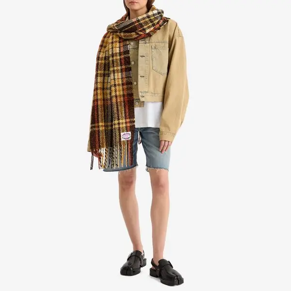 Acne Studios Volano Check Scarf