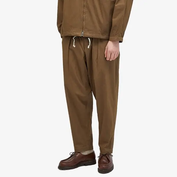 Universal Works Linen Slub Pleated Track Pants