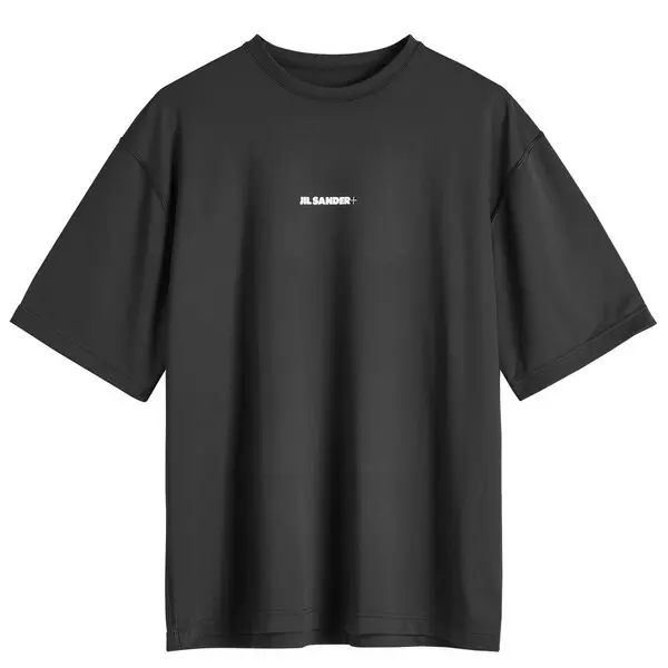Jil Sander Logo Active T-Shirt In Black - 45% Off | Editorialist