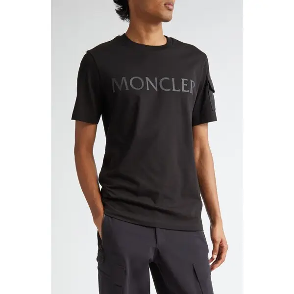 Moncler Logo Pocket Cotton T-shirt