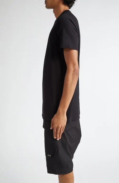 Rick Owens Level T Longline Cotton T-shirt - Black