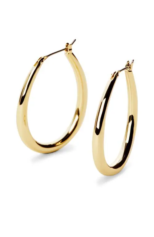 ANA LUISA Rhodium-plated Hoop Earrings - Gold