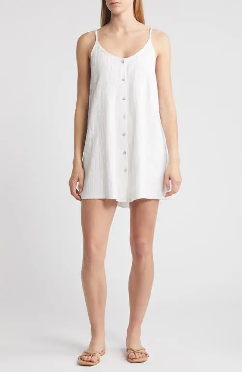 Rip Curl Premium Surf Cotton Gauze Minidress - White