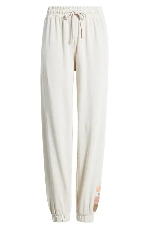 Rip Curl High Tide Fleece Sweatpants - Oatmeal Marle