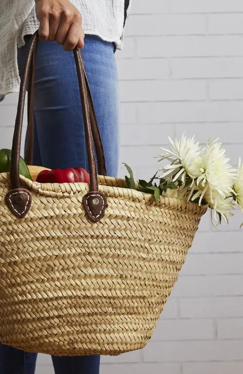 VERVE CULTURE Moroccan Shopping Basket