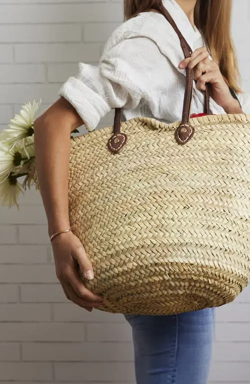VERVE CULTURE Moroccan Shopping Basket