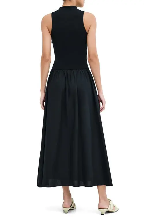 MARCELLA Montrose Mixed Media Maxi Dress