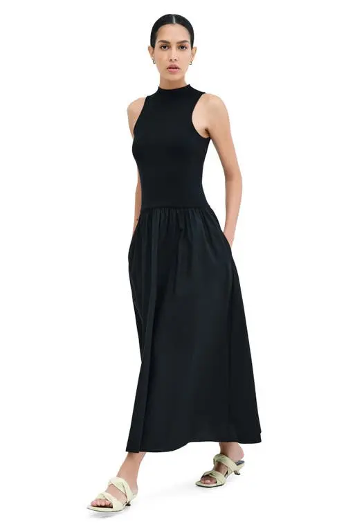 MARCELLA Montrose Mixed Media Maxi Dress