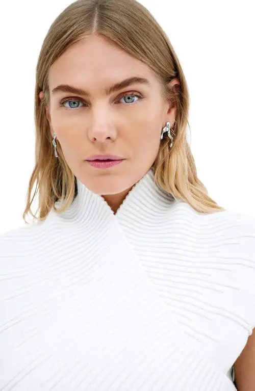 MARCELLA Colette Crop Back Zip Bolero - White