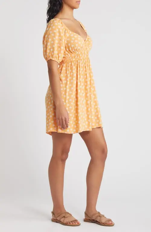 rip curl orange dress Neon Isles Long Sleeve Crochet Dress - Light Orange